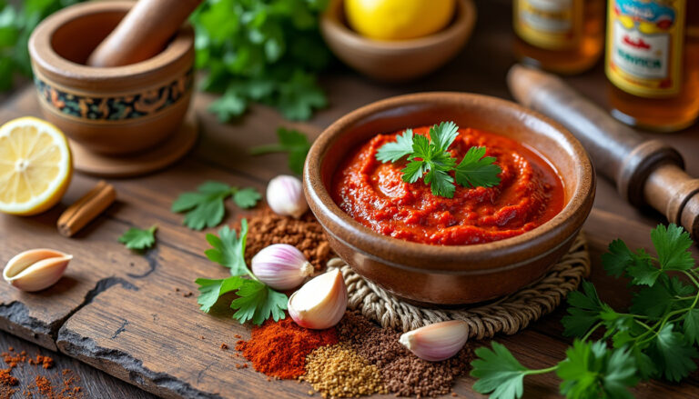 Marinade épicée à la harissa halal : découvrez notre astuce 🔥🌶️